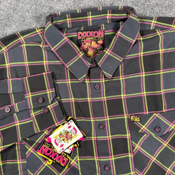 DIXXON | Shirts | Dixxon Flannel Co Shirt 4xl Multicolored Plaid Long ...